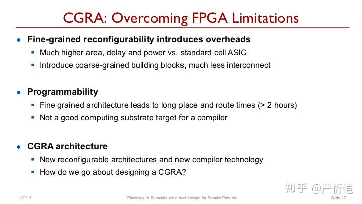 斯坦福CS217(十七)CGRA和Plasticine架构 - 知乎