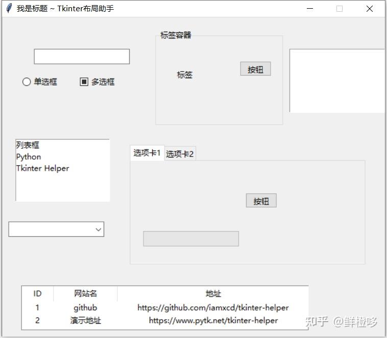 利用拖拽方式制作 Python Tkinter 图形界面的小工具 知乎