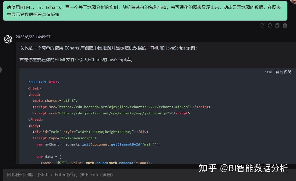 AIGC ChatGPT 地图可视化分析 - 知乎