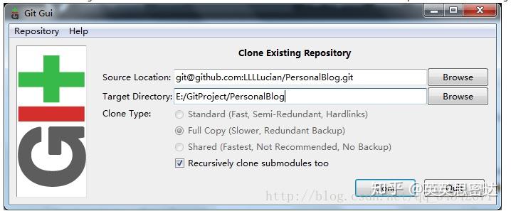利用GIT GUI将本地代码上传到GitHub/Gitee - 知乎
