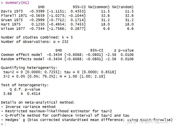Meta分析到底是什么？5行R语言代码实现简单的Meta分析 - 知乎