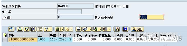 SAP-基础篇-80-物料某年某月库存数量取值逻辑（MARDH&MARD表） - 知乎
