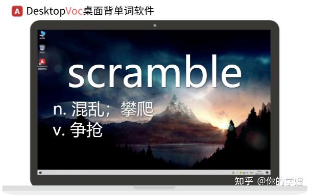 1分钟讲透考研核心词 | scramble - 知乎