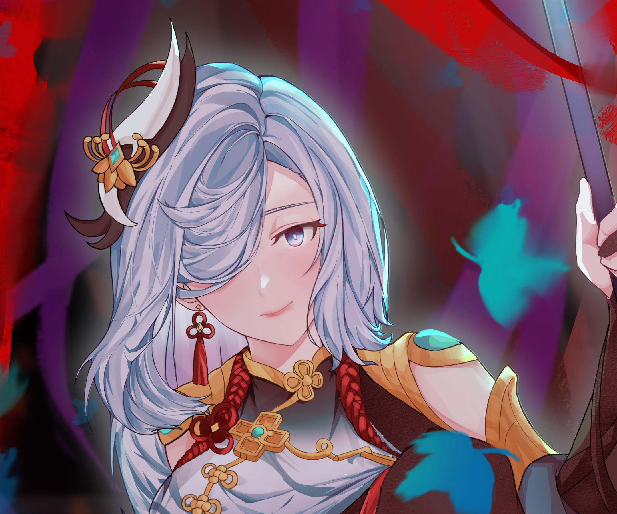 原神申鹤有哪些好看高清无水印的壁纸？ - 知乎