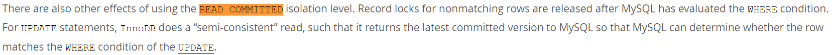 MySQL RC隔离级别下 UPDATE操作类Gap锁堵塞 - 知乎