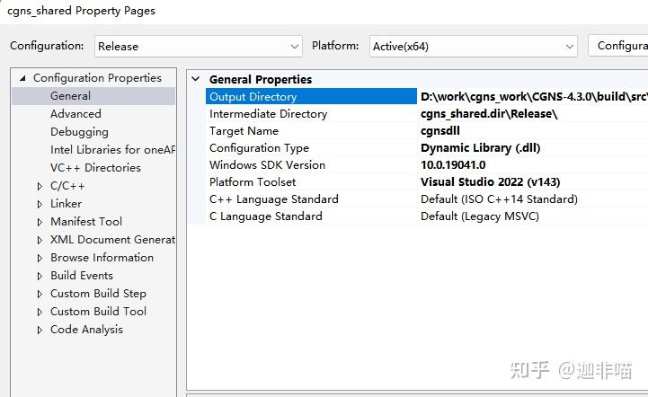 Win11+VS2022+CGNS4.3.0+Intel Fortran源码编译CGNS动态库 - 知乎