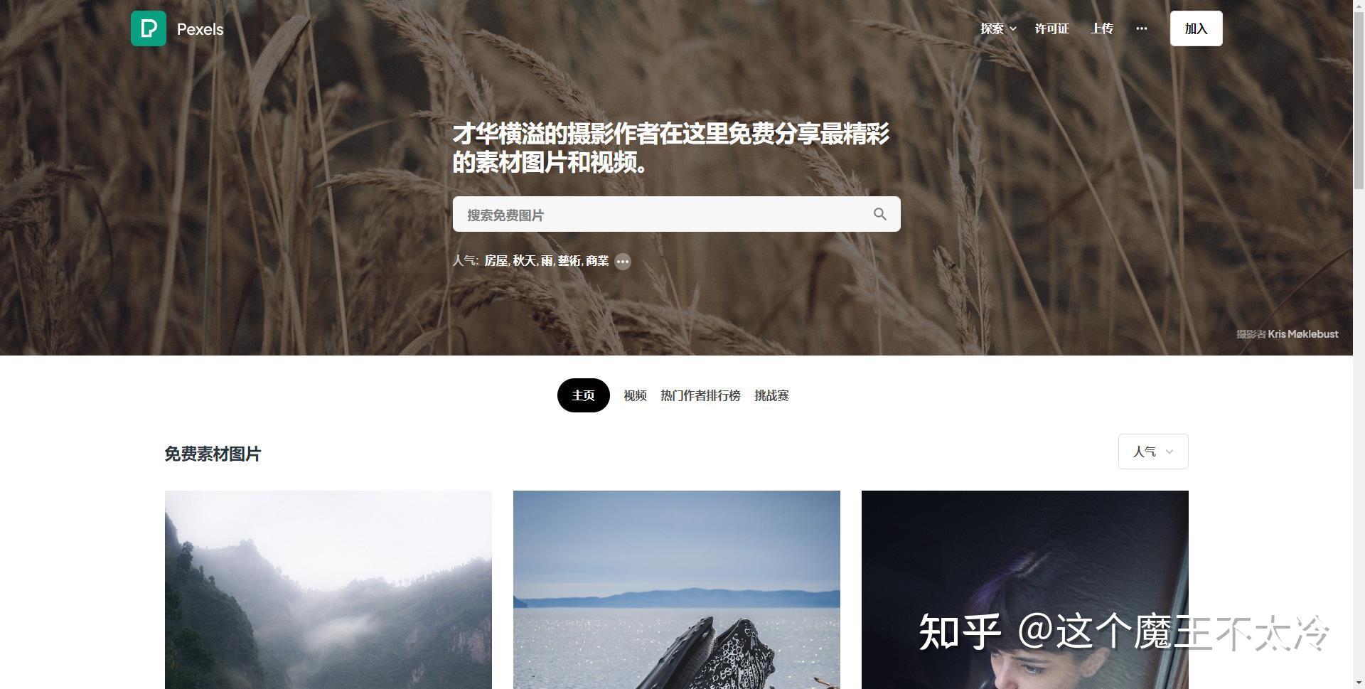 包含CC0、免费可商用素材网站来了~ - 知乎