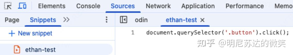 【前端】如何使用 chrome 开发者工具的 snippets - 知乎