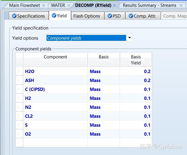 Aspen Plus 学习笔记（2）：热解 - 知乎