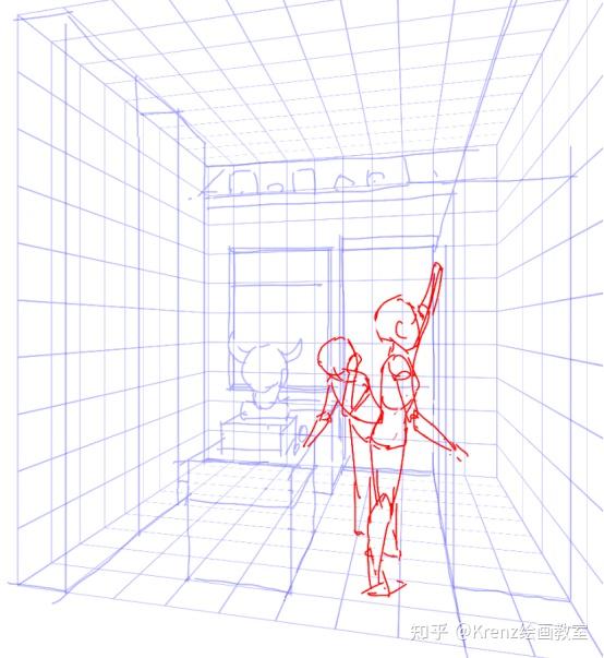 Krenz绘画教室【优秀作业心得】基础透视与结构-0111 - 知乎