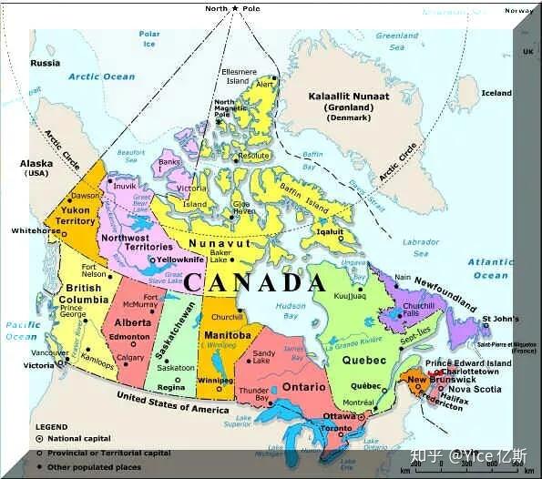 加拿大地图全攻略,快来看看! - 知乎