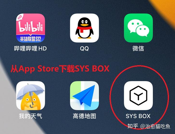 iPad上SYS BOX添加小组件的方法 - 知乎