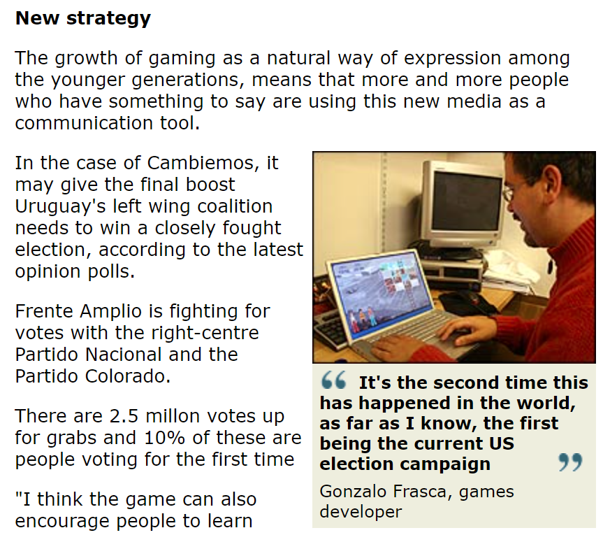 Miguel Sicart 新闻游戏：理论与设计 Newsgames: Theory and Design (2008) - 知乎