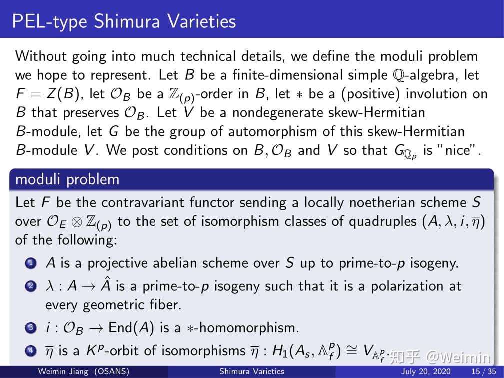 Shimura Varieties and Langlands-Kottwitz method - 知乎