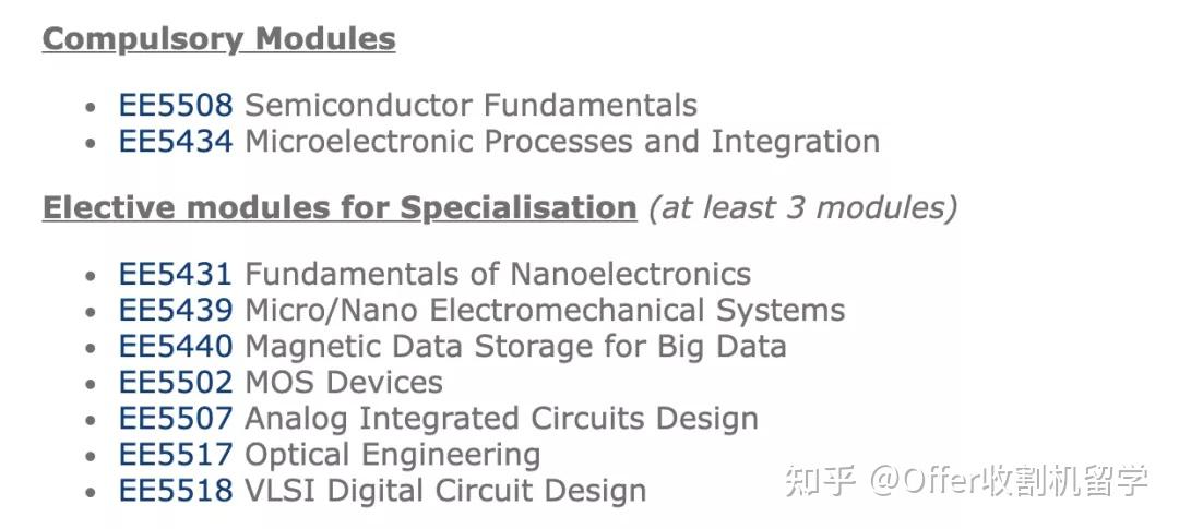留学项目推荐之新加坡EE：NUS、NTU - 知乎