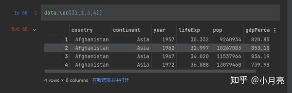 一文搞定Pandas的索引|iloc[]和loc[]有啥区别 - 知乎