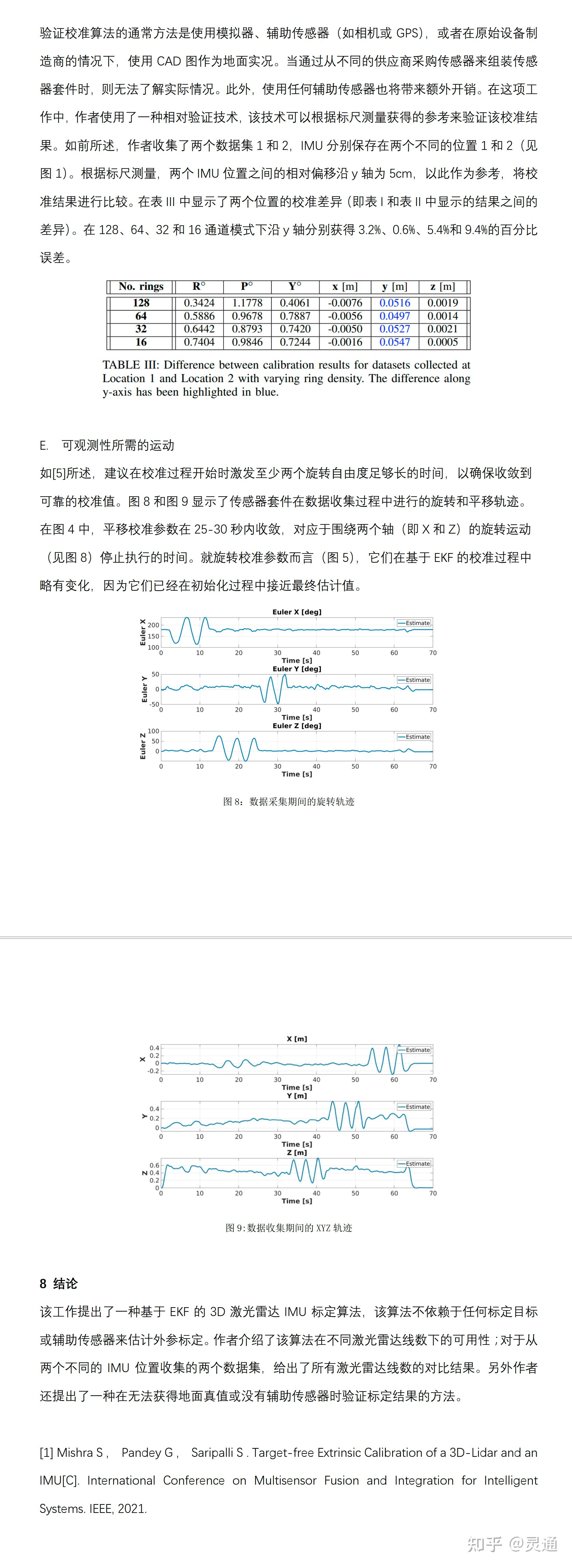 Target Free Extrinsic Calibration Of A 3d Lidar And An Imu——论文学习 知乎