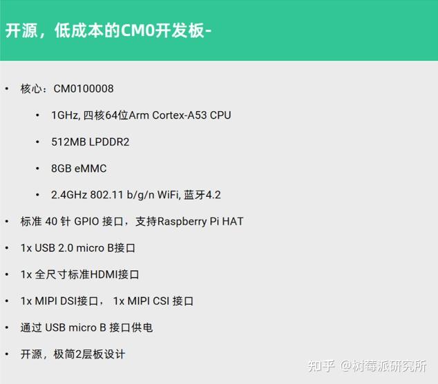 树莓派CM0深度解析！ - 知乎