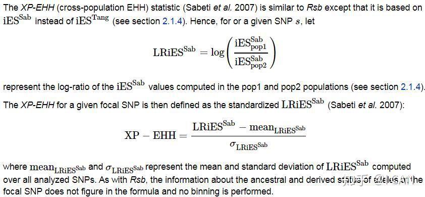 生信小白成长记——如何使用rehh包计算群体间XP-EHH - 知乎