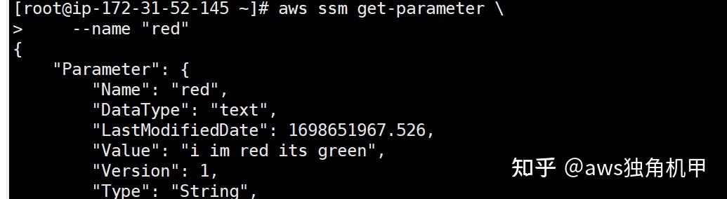 AWS 使用aws cli操作SSM 获取parameter参数 - 知乎