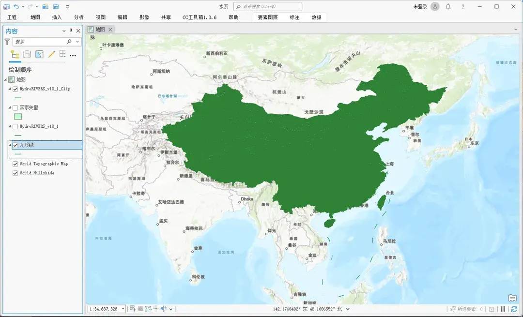 3.53GB全球河流矢量数据HydroRIVERS - 知乎