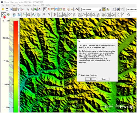 利用Global Mapper制作地形图 - 知乎