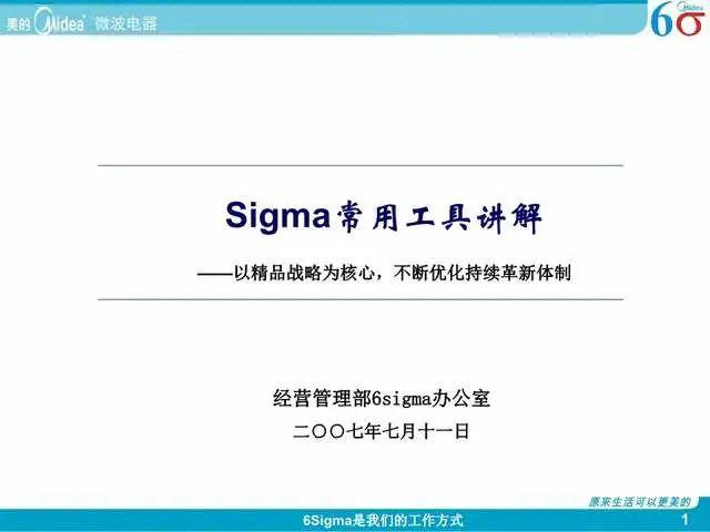 【精益管理】6sigma常用工具及图表 - 知乎