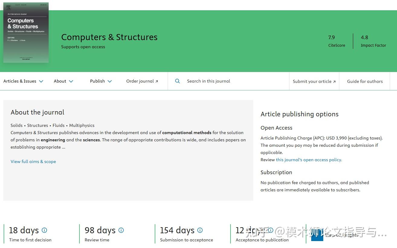 选题广、见刊快的5本计算机+工程SCI，适合申博毕业实战! - 知乎