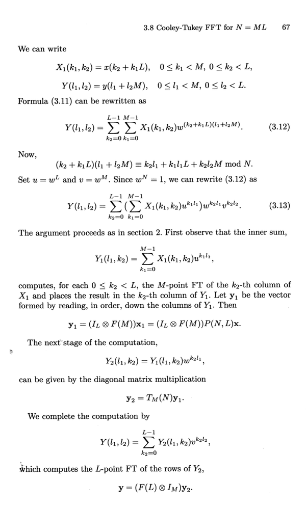 [搬运] Cooley-Tukey FFT算法 （Tensor Product 描述) - 知乎