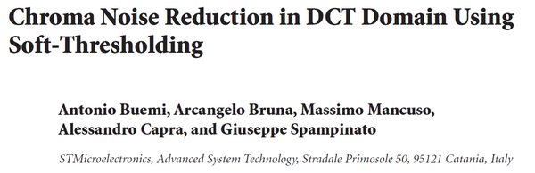 Understanding ISP Pipeline - Noise Reduction - 知乎