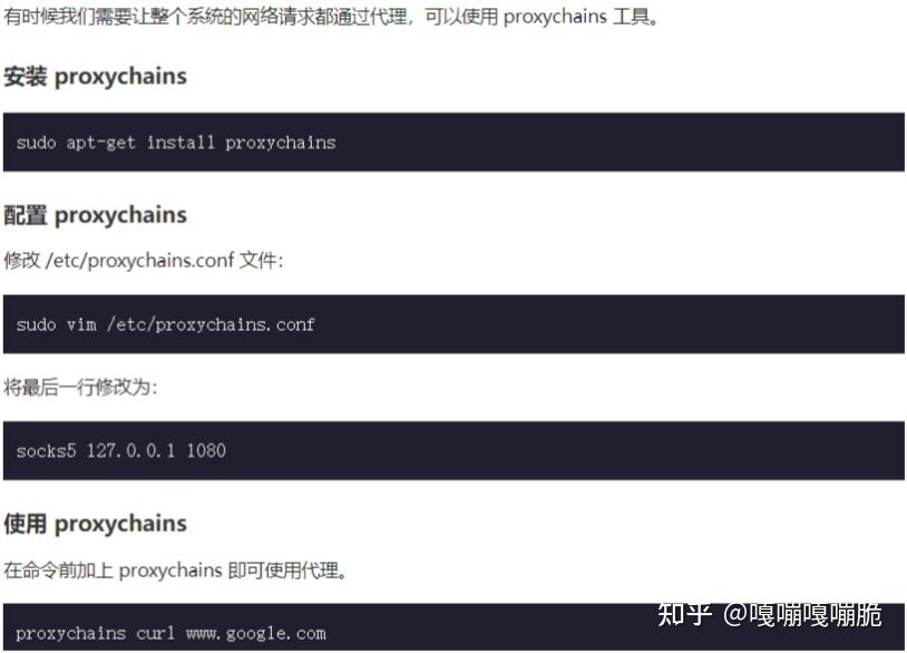 全网最全设置服务器网络代理（有下载功能的命令可以设代理在终端设置代理可以设一些网页一些通信协议的代理）和设置下载源（只要有下载功能的命令都可以设置下载源） 知乎 