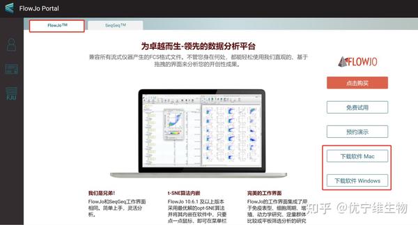 【罗工流式秘籍71】新版FlowJo Portal登录和免费申请试用介绍 - 知乎