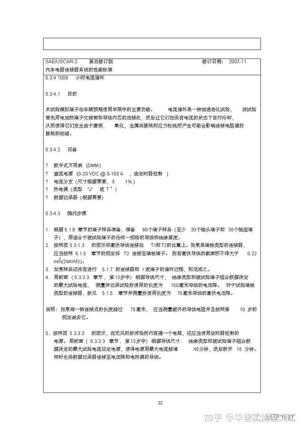 USCAR-2_中文第5版，汽车连接器测试 - 知乎