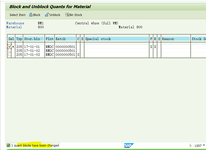 SAP WM初阶LS07冻结Quant - 知乎