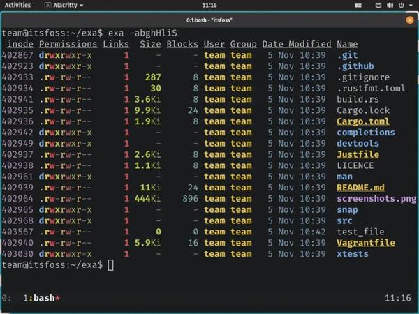 exa：一个 ls 命令的现代替代品 | Linux 中国 - 知乎