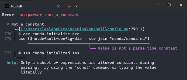在Nushell中使用conda - 知乎