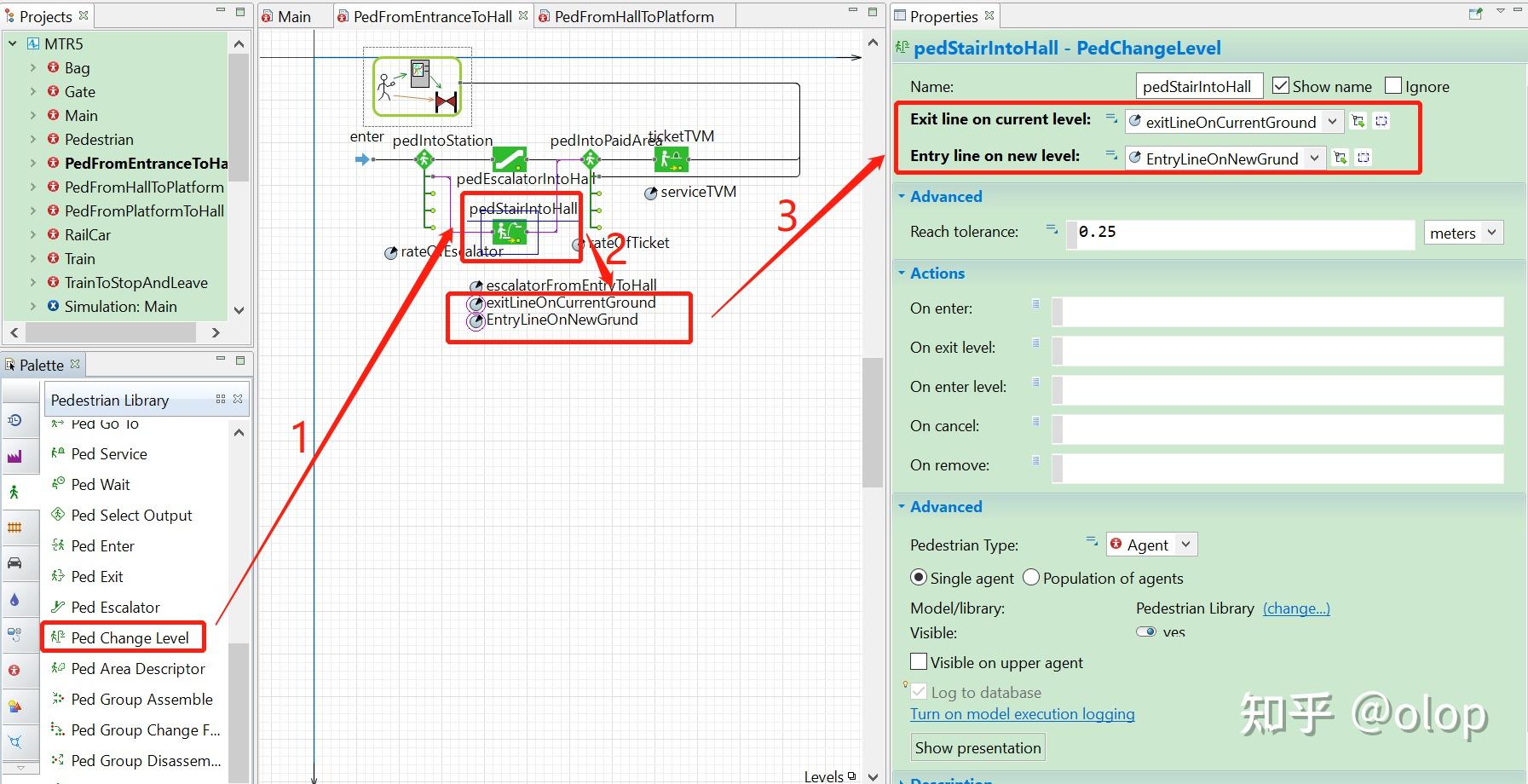 #Anylogic# 学习笔记（十一）-- 地铁站建模实战（上） - 知乎
