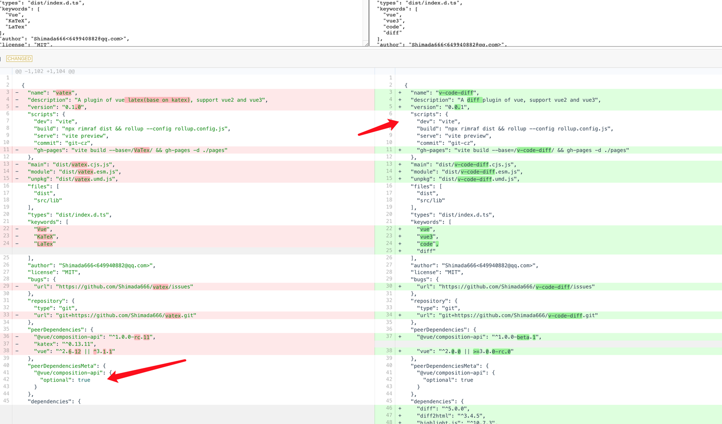 v-code-diff，一个 vue2/3 可用、更多特性支持的代码对比插件 - 知乎