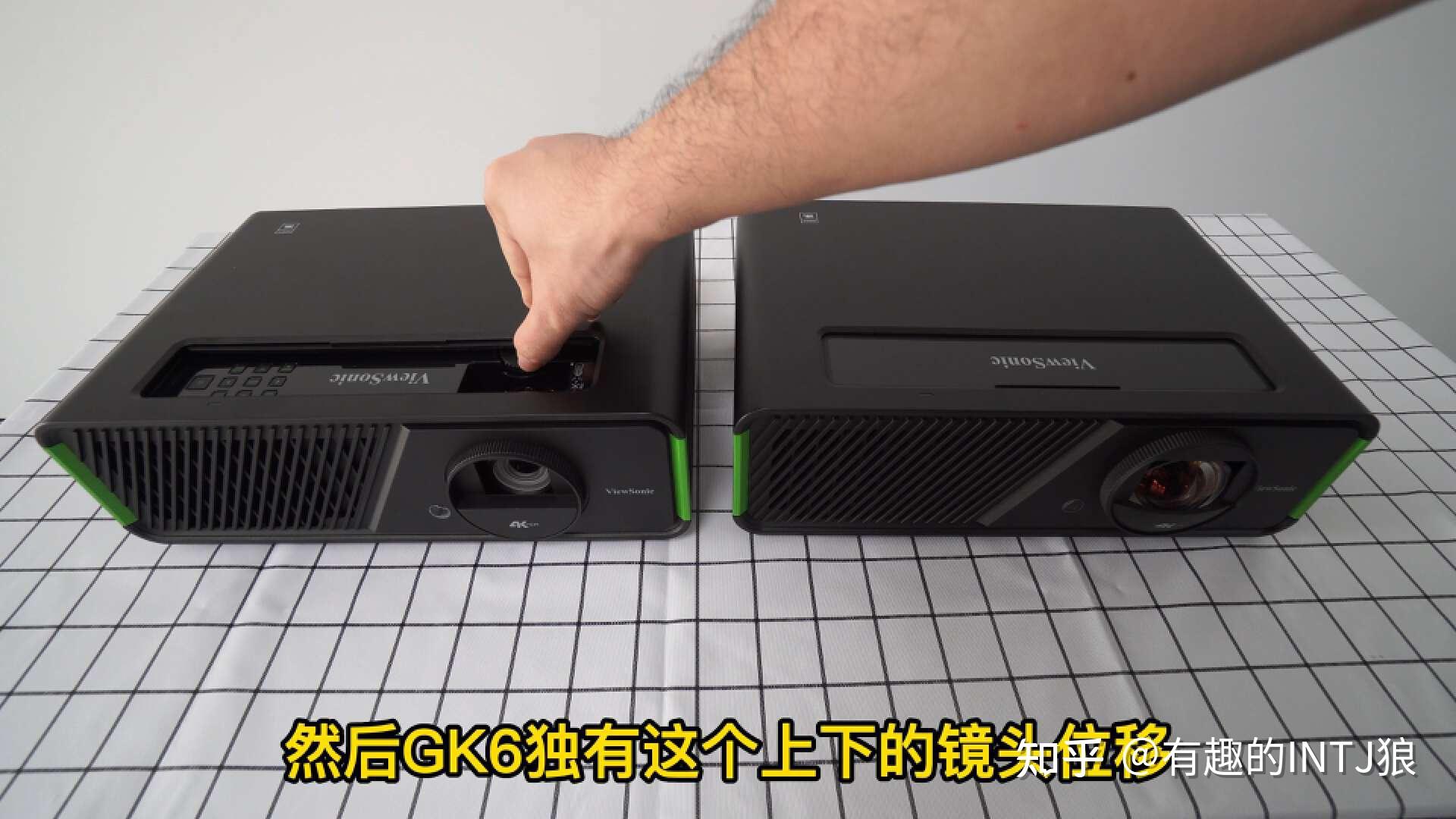 优派GK6与GK7！大芯片4K短焦，重磅首测！首台Xbox认证新光源投影仪