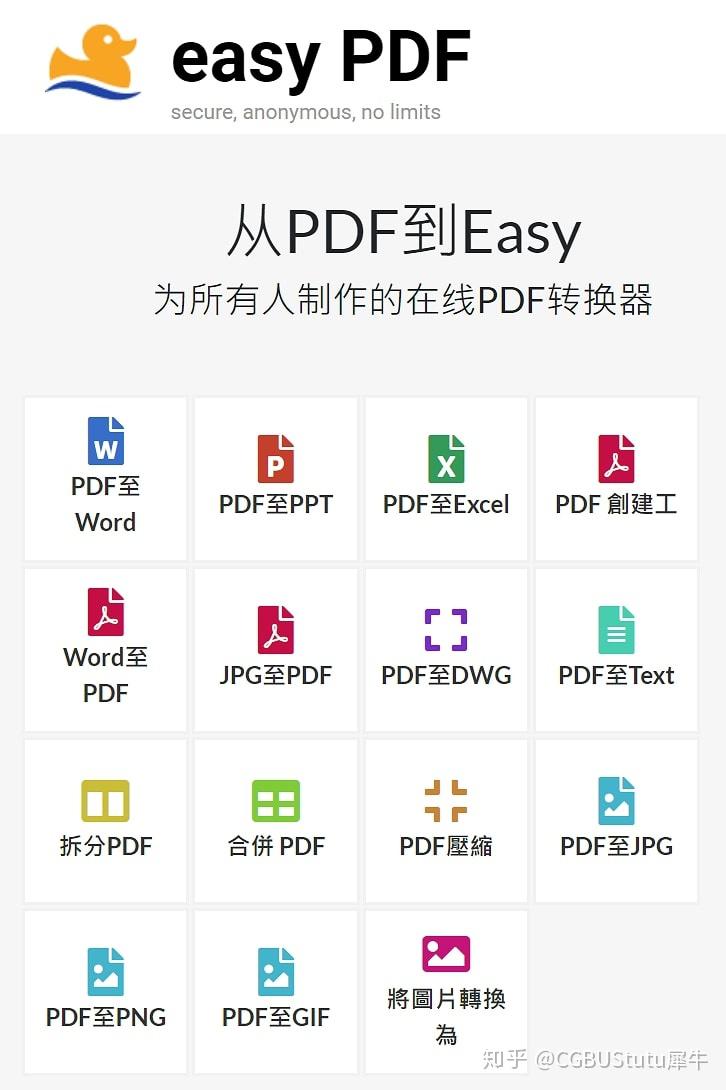 8 个免费【PDF 线上工具】满足你所有PDF 转档、合并、编辑、解锁、水印、OCR 需求 - 知乎