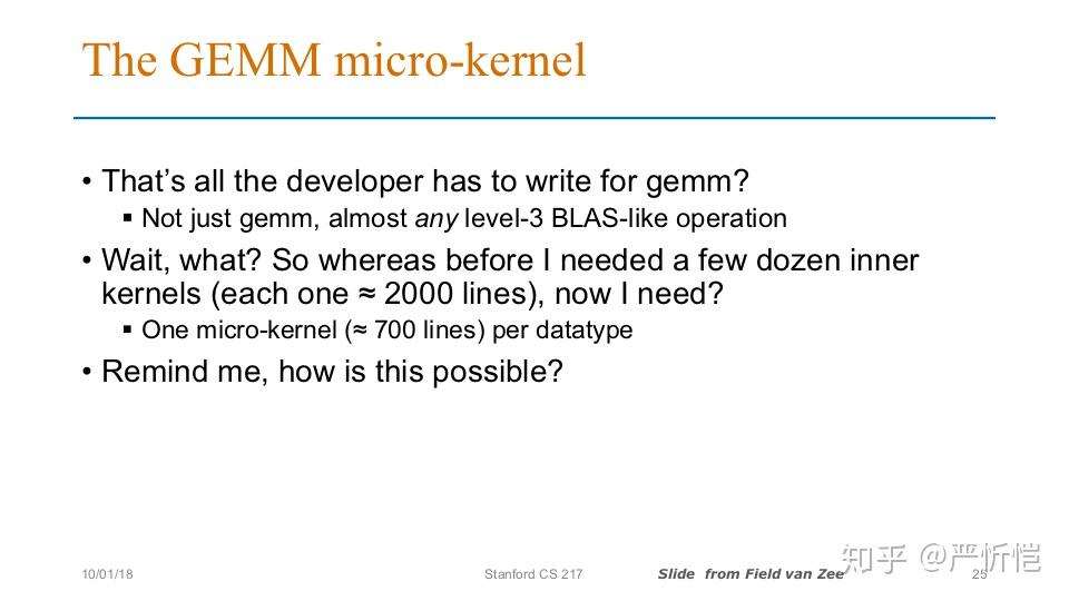 斯坦福CS217(三)GEMM计算加速 - 知乎