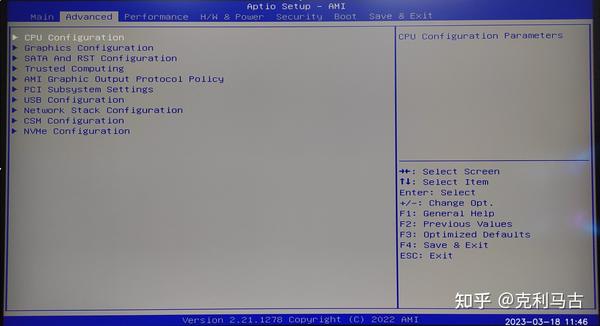 AMI BIOS 选项展示及部分解释(by ChatGPT) - 知乎