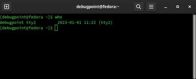who 命令的解释与示例 | Linux 中国 - 知乎