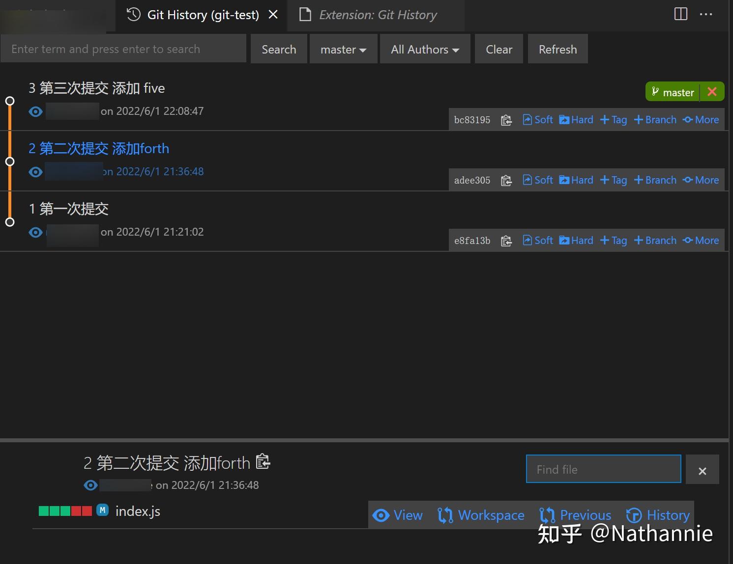 VS Code插件#1——git history代码对比插件 - 知乎