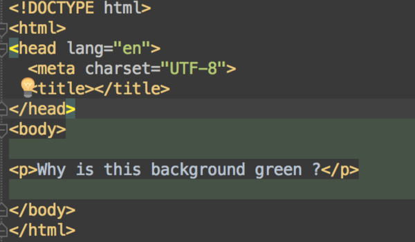 Webstorm html 
