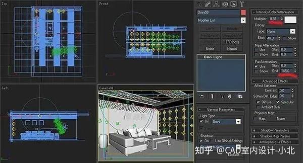 3DMAX教程-室内布光之基础篇 - 知乎