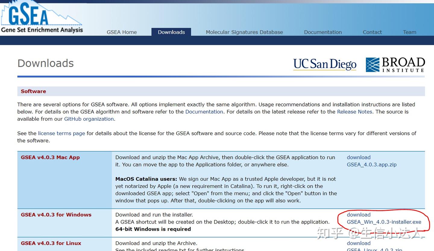 GSEA安装使用教程 - 知乎