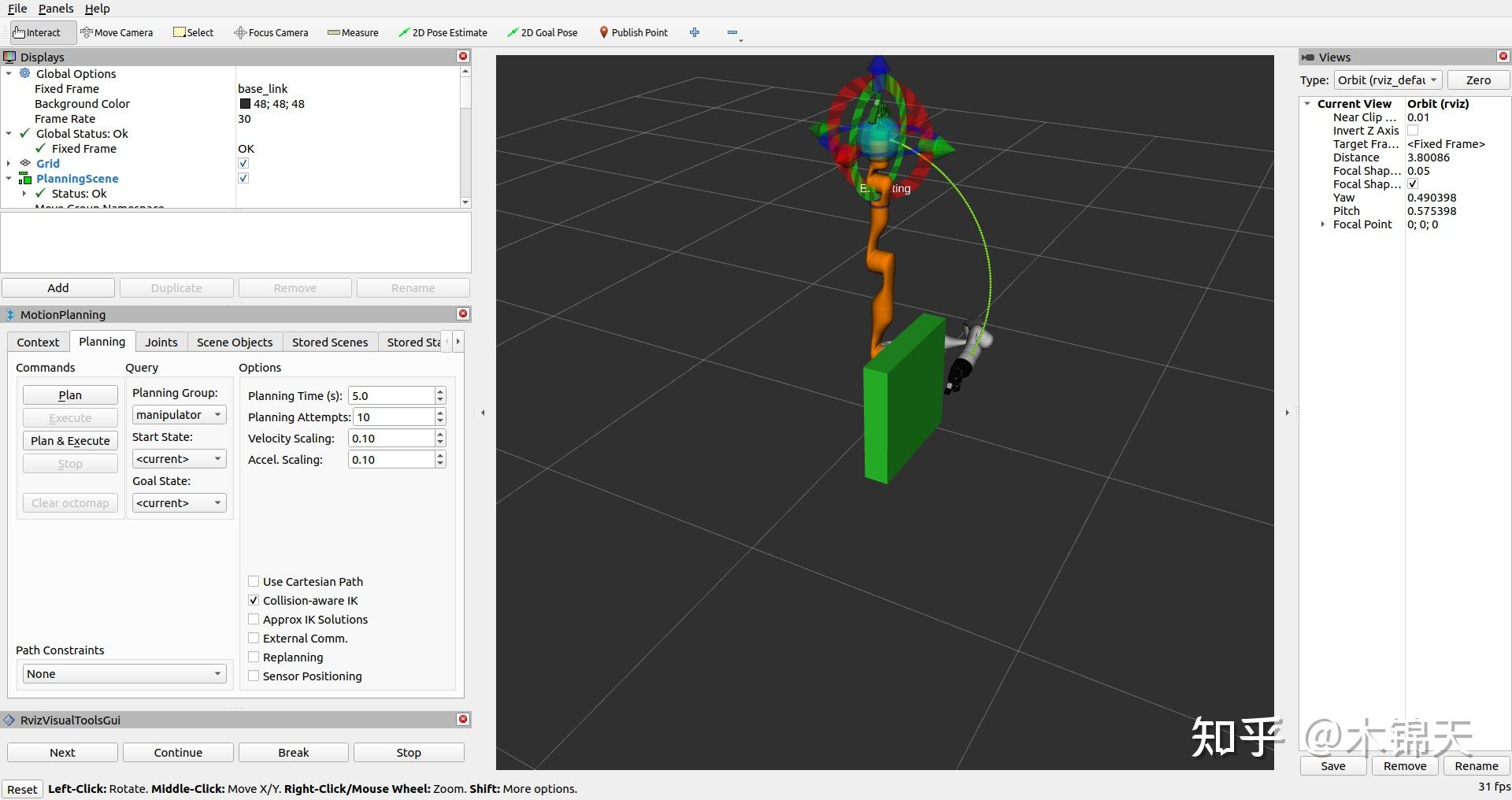 【ROS2 & MoveIt2】MoveIt 2 Tutorials - Planning Around Objects - 知乎
