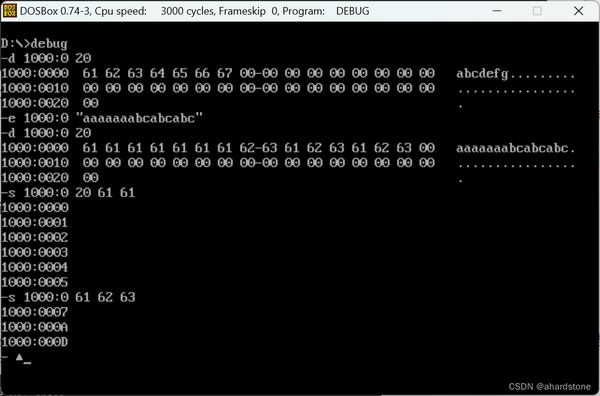 Dos的debug工具的简单使用(2023.9.7) - 知乎