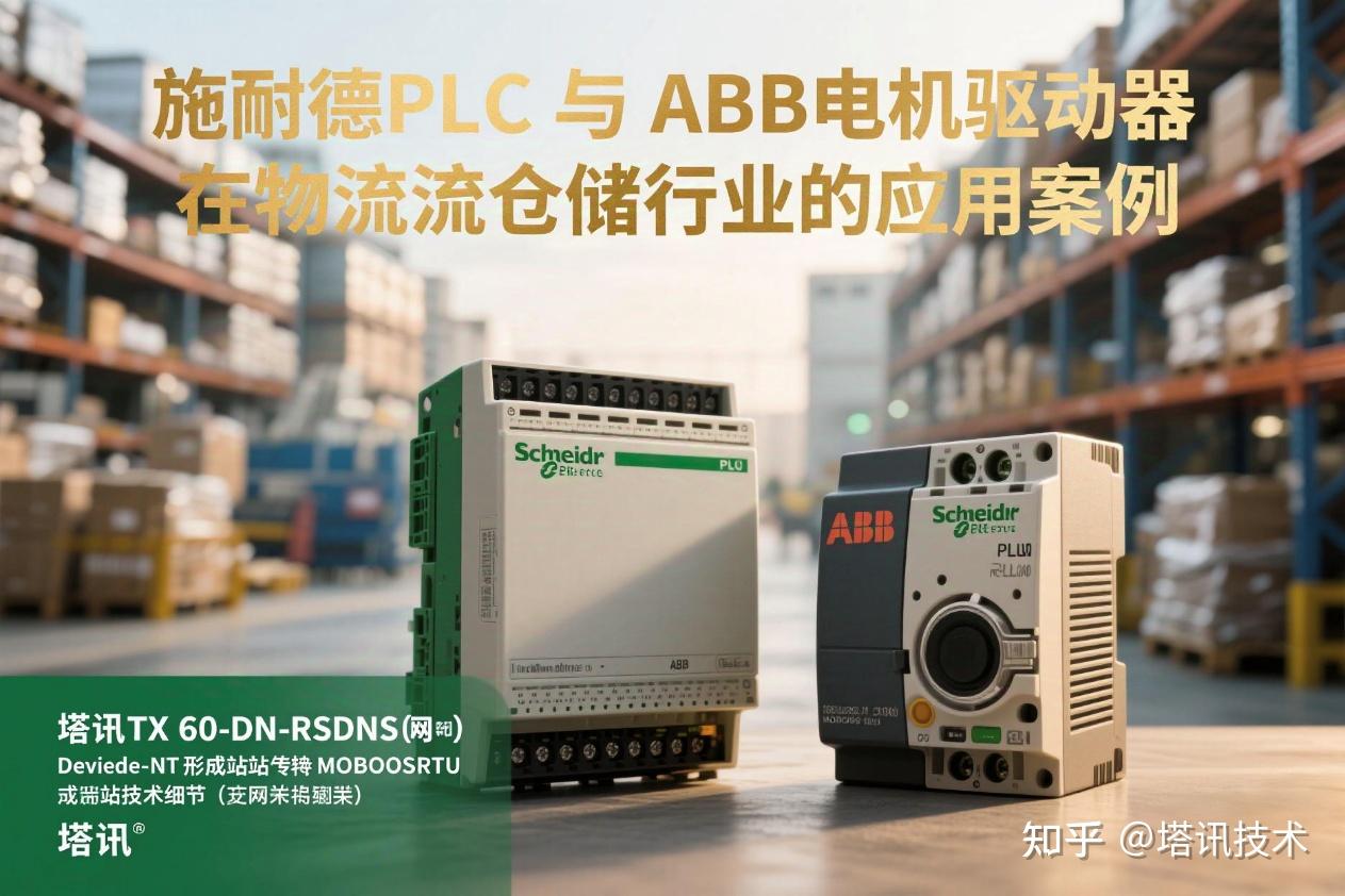 DeviceNet 转 MODBUS RTU 实现施耐德 PLC 与 ABB 电机驱动器在物流仓储输送线的精准调速协同案例 - 知乎